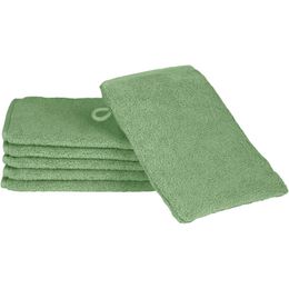 Ross Waschhandschuh &raquo;Sensual Skin&laquo; mit Aloe-Vera-&Ouml;l veredelt gr&uuml;n Frottier B/L: 16cmx22cm, 6 Stk.