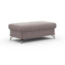 Sit & More sit&more Hocker &raquo;Cabrio, B: 133 cm&laquo; individuell zu kombinieren, Federkern braun 100% Polyester B/H/T: 133cm x 48cm x 72cm, Struktur weich