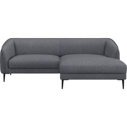 FLEXLUX Ecksofa &raquo;Belle Designsofa, bequem durch Kaltschaum im Sitz&laquo; Skandinavisches Design, In hochwertiger Verarbeitung, B/T 218/149 cm blau 62% 