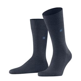 Burlington Herren Socken &raquo;Leeds&laquo; mit Merinowolle, feuchtigkeitsregulierend, atmungsaktiv blau 40-46