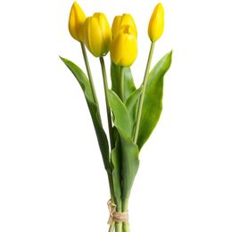 OTTO home Kunstblume &raquo;Tulpenb&uuml;ndel Holland real Touch&laquo; gelb Kunststoff &Oslash;/H: 10cm x 35cm, 1 Stk.