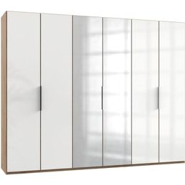 wimex Kleiderschrank &raquo;Level by fresh to go&laquo; mit Glas- und Spiegelt&uuml;ren braun B/H/T: 300cm x 236cm x 58cm, T&uuml;ren: 6 Stk.