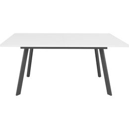 M&auml;usbacher Esstisch &raquo;Imola&laquo; OTTOs Choice Tisch, Esstisch, Breite 160 cm, mit Glasoberplatte, 4 Metallf&uuml;&szlig;e schwarz B/H/T: 160cm x 2cm x 90cm