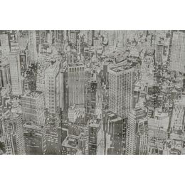 Livingwalls living walls Fototapete &raquo;Walls by Patel Downtown 2&laquo; glatt Vlies, Wand, Schr&auml;ge beige Vlies B/L: 4m x 2,7m
