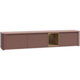 FORTE TV-Board B/H/T 215/41,5/41,3 cm, Stauraum, MDF Front rosa Holzwerkstoff B/H/T: 215cm x 41,5cm x 41,3cm