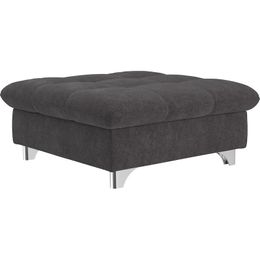 COTTA Hocker &raquo;Gemini, B: 108 cm&laquo; mit Metallf&uuml;&szlig;e schwarz Struktur fein