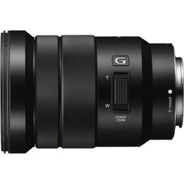 Sony Zoomobjektiv &raquo;SEL-P18105G E PZ&laquo; schwarz Bedienungsanleitung und Objektivdeckel inbegriffen