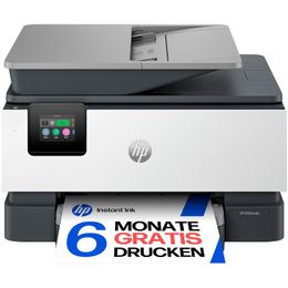 HP Multifunktionsdrucker &raquo;OfficeJet Pro 9120e&laquo; 6 Probemonate HP Instant Ink erhalten bis 31.07.2026 grau 6 Probemonate HP Instant Ink erhalten bis 