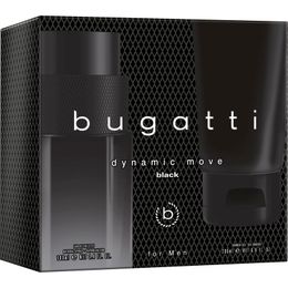 Bugatti Herren Bugatti Duft-Set &raquo;Bugatti Dynamic Move Black for him GP EdT 100ml + 200 ml SG&laquo; 2 Stk. Herrenduft-Set mit Lavendel, Moschus und 