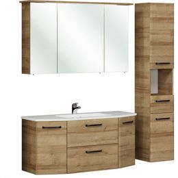 Badm&ouml;bel-Set &raquo;Quickset 318, mit T&uuml;rd&auml;mpfer&laquo; 4 Stk. tlg. braun Holzwerkstoff B/H/T: 142cmcm x 200cmcm x 48cmcm