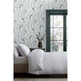 next Vliestapete &raquo;Vogel Vliestapete 10mx52cm&laquo; botanisch glatt Chinoiserie Vogelweg blau 10mx52cm blau Vlies B/L: 0,52m x 10m, Rollen: 1