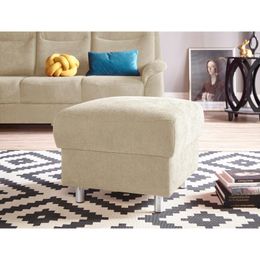 Sit & More sit&more Hocker &raquo;Boccaccio&laquo; beige Kunstleder SOFTLUX ;Luxus-Microfaser (90% Polyester, 10% Polyamid);Flachgewebe (100% Polyester) B/H/T: 58cm x 46cm x