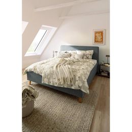 Sch&ouml;ner Wohnen Kollektion SCH&Ouml;NER WOHNEN-Kollektion Wendebettw&auml;sche &raquo;Fleur&laquo; 2 Stk. aus reiner Baumwolle beige Satin, 100% Baumwolle B/L: 135cm x 200cm, 1 Stk., 1 Stk., Satin, B