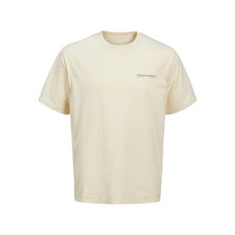 Jack & Jones Jack & Jones Herren Print-Shirt &raquo;JCOCALMA BACK PRINT TEE SS CREW NECK&laquo; mit Backprint beige S