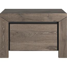 Nachttisch &raquo;Brugge&laquo; 1 Stk. tlg. Breite 57 cm braun B/H/T: 57cm x 38cm x 41cm