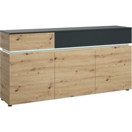 Home Affaire Sideboard &raquo;Luci&laquo; Breite 180, 5 cm Holzwerkstoff B/H/T: 180,5cm x 90cm x 40cm, 2 Stk., 3 Stk.
