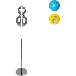 N&auml;ve n&auml;ve Stehlampe &raquo;NOVA&laquo; LED-Modul 1 Stk. Warmwei&szlig; Dimmbar; transparent grau &Oslash; 25cm H: 149,7cm, 1 Stk.