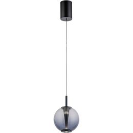 Neuhaus PURE LED Pendelleuchte &raquo;PURE Infinity&laquo; LED-Board 1 Stk. warmwei&szlig; - kaltwei&szlig; Comfort Lift, CCT, dimmbar &uuml;ber Fernbedienung schwarz 1, &Oslash; 18cm H: