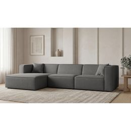 OTTO home Ecksofa &raquo;Tammie&laquo; Breite 312 cm, Webstoff fein, bodentief, mit Wellenunterfederung 100% Polyester B/H/T: 312cm x 73cm x 154cm, Webstoff fein,