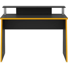 FMD Gamingtisch &raquo;Zocker&laquo; Breite 117 cm grau B/H/T: 117cm x 77,7cm x 50cm