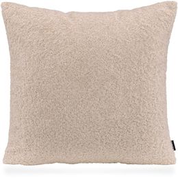 HOCK Dekokissen &raquo;Fino&laquo; Kissenh&uuml;lle mit F&uuml;llung, 1 St&uuml;ck beige Polyester B/L: 45cm x 45cm, 1 Stk.