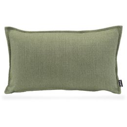 HOCK Dekokissen &raquo;Mali&laquo; einfarbig, Kissenh&uuml;lle mit F&uuml;llung, 1 St&uuml;ck gr&uuml;n Polyester B/L: 30cm x 50cm, 1 Stk.