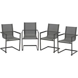 Garden Pleasure Garten-Essgruppe &raquo;SOPHIA&laquo; 5 Stk. tlg. grau Aluminium Einheitsgr&ouml;&szlig;e