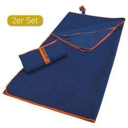 Dyckhoff Sporthandtuch &raquo;Mikrofaser Sporttuch&laquo; auch als 2er Set erh&auml;tlich blau Microfaser, Obermaterial: 90% Polyester, 10% Polyamid B/L: 60cmx120cm, 2 Stk., 