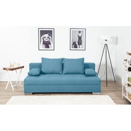 Collection AB Schlafsofa &raquo;Tania, B: 194 cm, Liegel. 140x194 cm&laquo; komfortabler Sitzkomfort: Federkern-Polsterung, inklusive R&uuml;ckenkissen 100%Polyester B