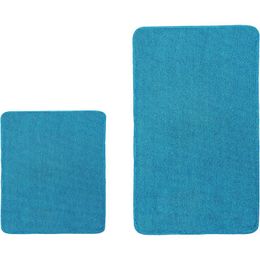 Kleine Wolke Badematte &raquo;RELAX, Badvorleger, Badezimmer Teppich&laquo; H&ouml;he 30 mm rutschhemmend beschichtet fu&szlig;bodenheizungsgeeignet Badteppich, meliert, rechteckig, rund