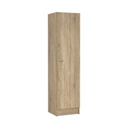 Home Affaire Dreht&uuml;renschrank &raquo;Focus, Kleiderschrank, Stauraum&laquo; 1 T&uuml;r, 4 Einlegeb&ouml;den, schmal, vielseitig einsetzbar, Breite 49 cm braun Eiche 