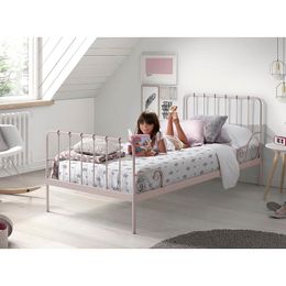 Vipack Jugendbett &raquo;Alice, Bettgestell Metall, pulverbeschichtet, in zeitlosem Design&laquo; B/H/T ca. 205x89,5x94,5cm, zwei Farben zur Auswahl, Metallbett inkl. 