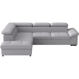 Sit & More sit&more Ecksofa &raquo;Viola, L-Form, B. 249 cm&laquo; optional Schlaffunktion 100% Polyester B/H/T: 249cm x 73cm x 226cm, Cord, Ottomane links, ohne 