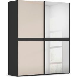Rauch Schwebet&uuml;renschrank &raquo;Kleiderschrank Schrank Garderobe Schlafzimmerschrank SCALE-LINE&laquo; edle Optik mit Bauchbinde mit Glas/Spiegel-Front MADE IN 