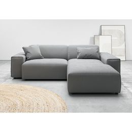 Home Affaire Ecksofa &raquo;Glimminge L-Form auch in Breitcord, Feincord + Easy care-Bezug,&laquo; Breite 234, Zierkissen grau 100% Polyester B/H/T: 234cm x 71cm 