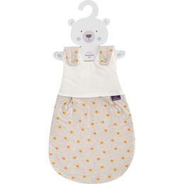 Tr&auml;umeland Babyschlafsack &raquo;Au&szlig;enschlafsack LIEBMICH, Design Sternentraum blau&laquo; gelb Bezug: 100% Baumwolle. F&uuml;llung: 70% Polyester, 30% Lyocell (TENCEL ) 68/74