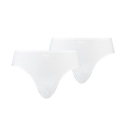 Puma Damen Puma Bikinislip &raquo;Puma WOMEN ONE SIZE BRIEF 2P HANG&laquo; Mit nahtlosen Kanten, Einheitsgr&ouml;&szlig;e wei&szlig; Einheitsgr&ouml;&szlig;e