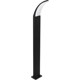 Eglo Stehlampe &raquo;Fiumicino Au&szlig;en-Stehlampe, Au&szlig;enlampe, Alu und Kunststoff, IP44, Lampe&laquo; LED-Modul 1 Stk. Warmwei&szlig; Stehleuchte - H90 cm - schwarz - 