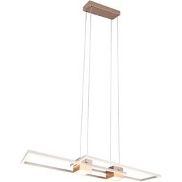 Trio Leuchten LED Pendelleuchte &raquo;ALBANY, LED H&auml;ngelampe Wohnzimmer mit Fernbedienung, dimmbar, CCT&laquo; LED-Board 1 Stk. warmwei&szlig; - kaltwei&szlig; Lichtfarbe 