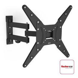 Hama TV-Wandhalterung &raquo;schwenkbar, vollbeweglich, 81 - 165 cm (32"- 65"), 43",50",55"&laquo; bis 165 cm Zoll schwarz Stahlblech Einheitsgr&ouml;&szlig;e