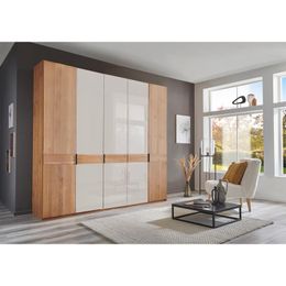 Wiemann Kleiderschrank &raquo;Cardiff, Massivholzt&uuml;ren in Kombination mit Glas- oder Spiegelt&uuml;ren&laquo; 4 Breiten, 2 H&ouml;hen 216/236cm ausw&auml;hlbar, hochwertiges 