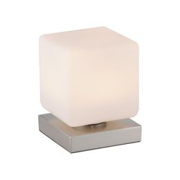 Paul Neuhaus Tischleuchte &raquo;DADOA&laquo; LED-Board 1 Stk. Warmwei&szlig; LED, dimmbar &uuml;ber Touchdimmer grau 1, H: 16cm, 1 Stk.