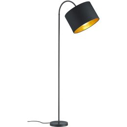 OTTO home Stehlampe &raquo;Jerrett&laquo; E27 Stehleuchte mit flexiblem, schwenkbaren Schirm gold &Oslash; 35cm H: 156cm