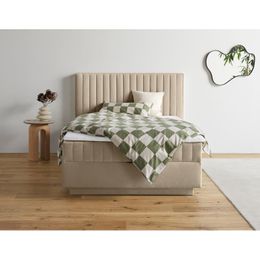 homsy by Ana Johnson Boxbett &raquo;Moonio inkl. Bettkasten&laquo; erh&auml;ltlich in verschiedenen Breiten und H&auml;rtegraden Boucl&eacute;, Liegefl&auml;che B/L: 140cm x 200cm, 
