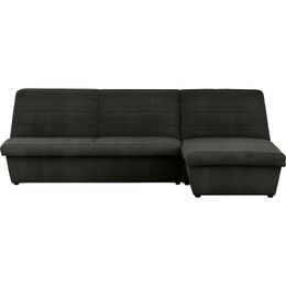 LOOKS by Wolfgang Joop Ecksofa &raquo;LOOKS VIII L-Form&laquo; Quersteppung, ohne Armlehnen, in zwei verschiedenen Gr&ouml;&szlig;en gr&uuml;n 100% Polyester B/H/T: 274cm x 92cm 