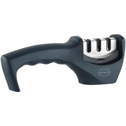 R&ouml;sle R&Ouml;SLE Messersch&auml;rfer 3 Stufen, Schleifkopf wechselbar, stabiler Stand, ergonomischer Griff schwarz Kunststoff Einheitsgr&ouml;&szlig;e