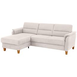 Home Affaire Ecksofa &raquo;Palmera L-Form, B: 244 cm - OTTO. Verl&auml;ssliche Qualit&auml;t.&laquo; optional Schlaffunktion & Bettkasten, Federkern beige 100% Polyester;