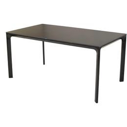 Merxx Gartentisch &raquo;rechteckig&laquo; 1 Stk. tlg. Tischplatte aus Sicherheitsglas in Steinoptik grau Stahl;Sicherheitsglas B/H/T: 90cm x 75cm x 160cm