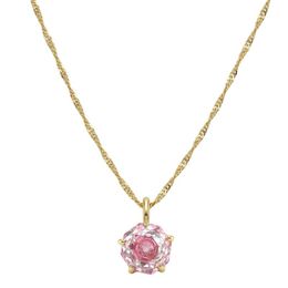Amor Damen Kette mit Anh&auml;nger mit Zirkonia (synth.) Silber 925 (Sterlingsilber), L: 45 B: 1,2mm