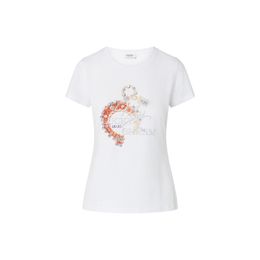 Liu Jo Shirt female size M Orange / White